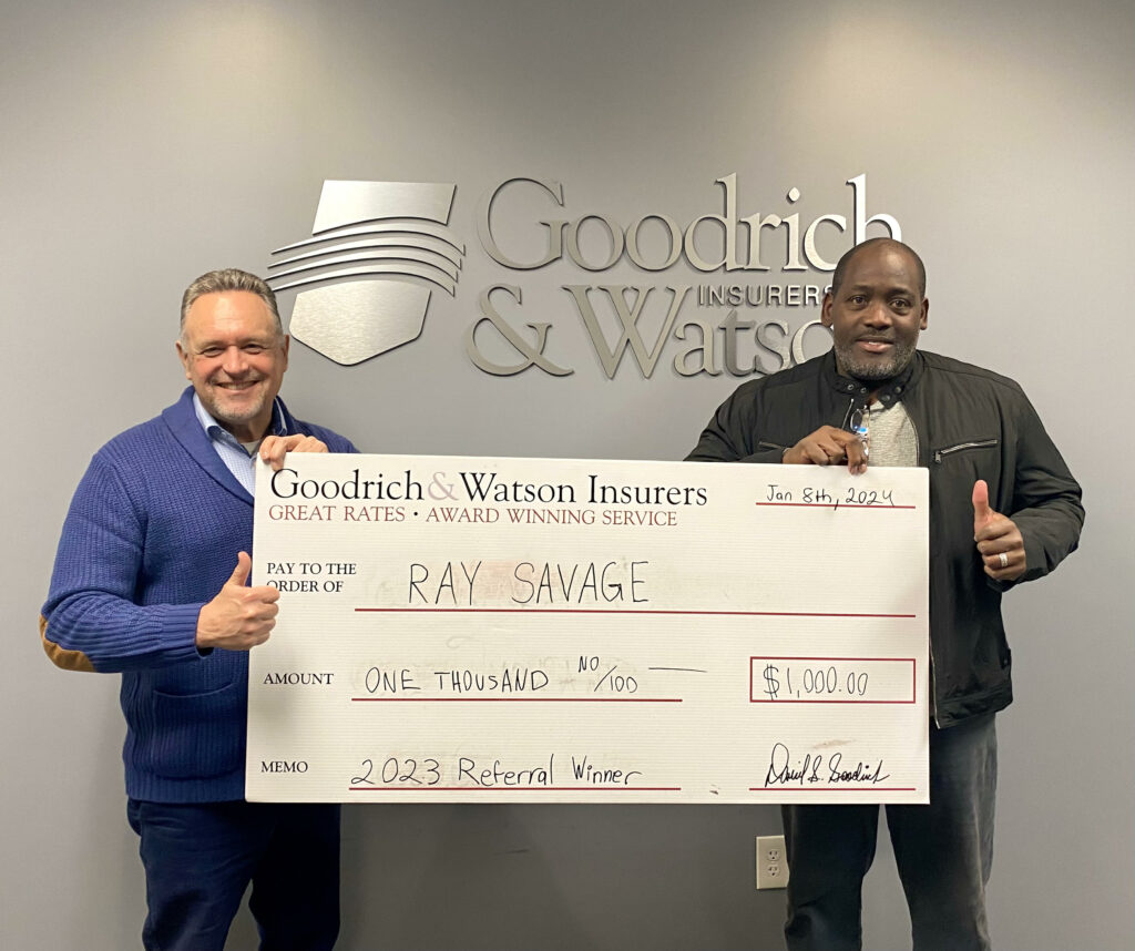 Referral Rewards Program 2023: $1,000 Grand Prize - Goodrich & Watson